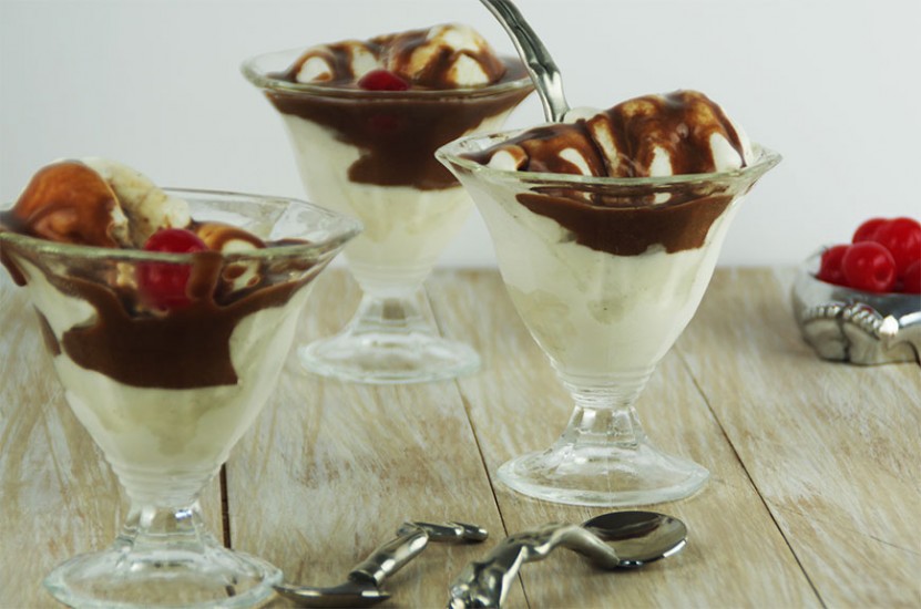 Bar-one Chocolate Sundaes - Melissa Mayo